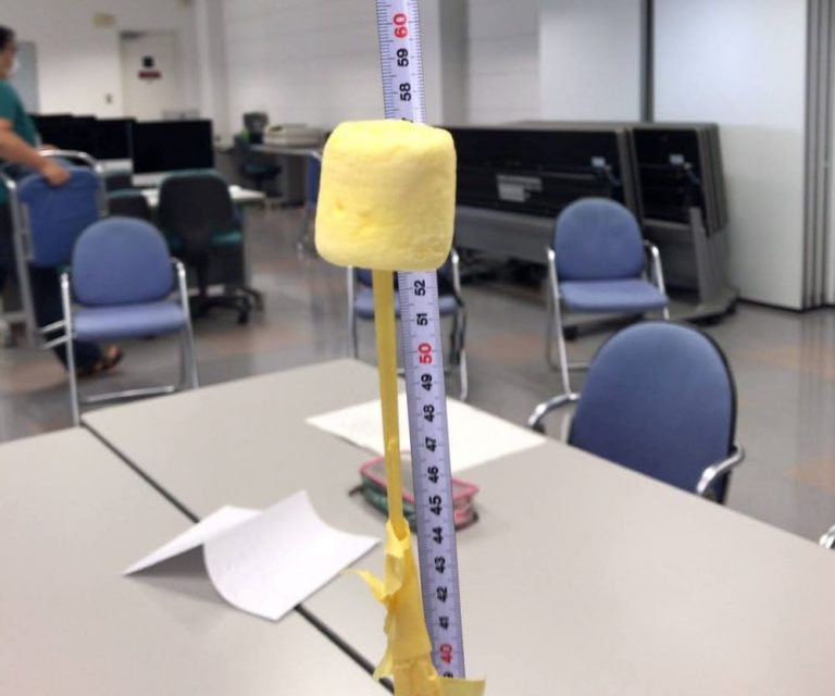 マシュマロ・チャレンジ！ – 第1回人財育成道場 – CoderDojo Urasoe